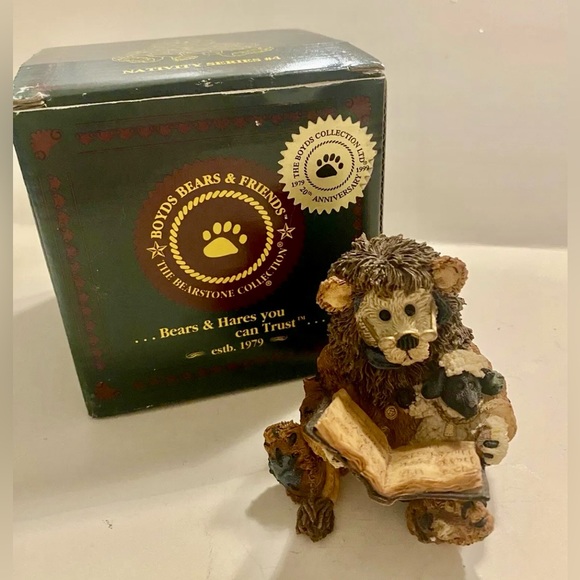 Boyds Bears | Holiday | Boyds Bears Resin Nativity Caledonia As The ...